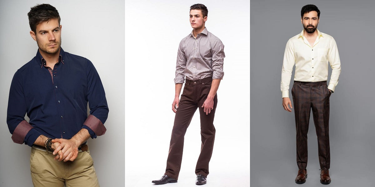 8 Brown Pant Matching Shirt Combinations Ideas For Men