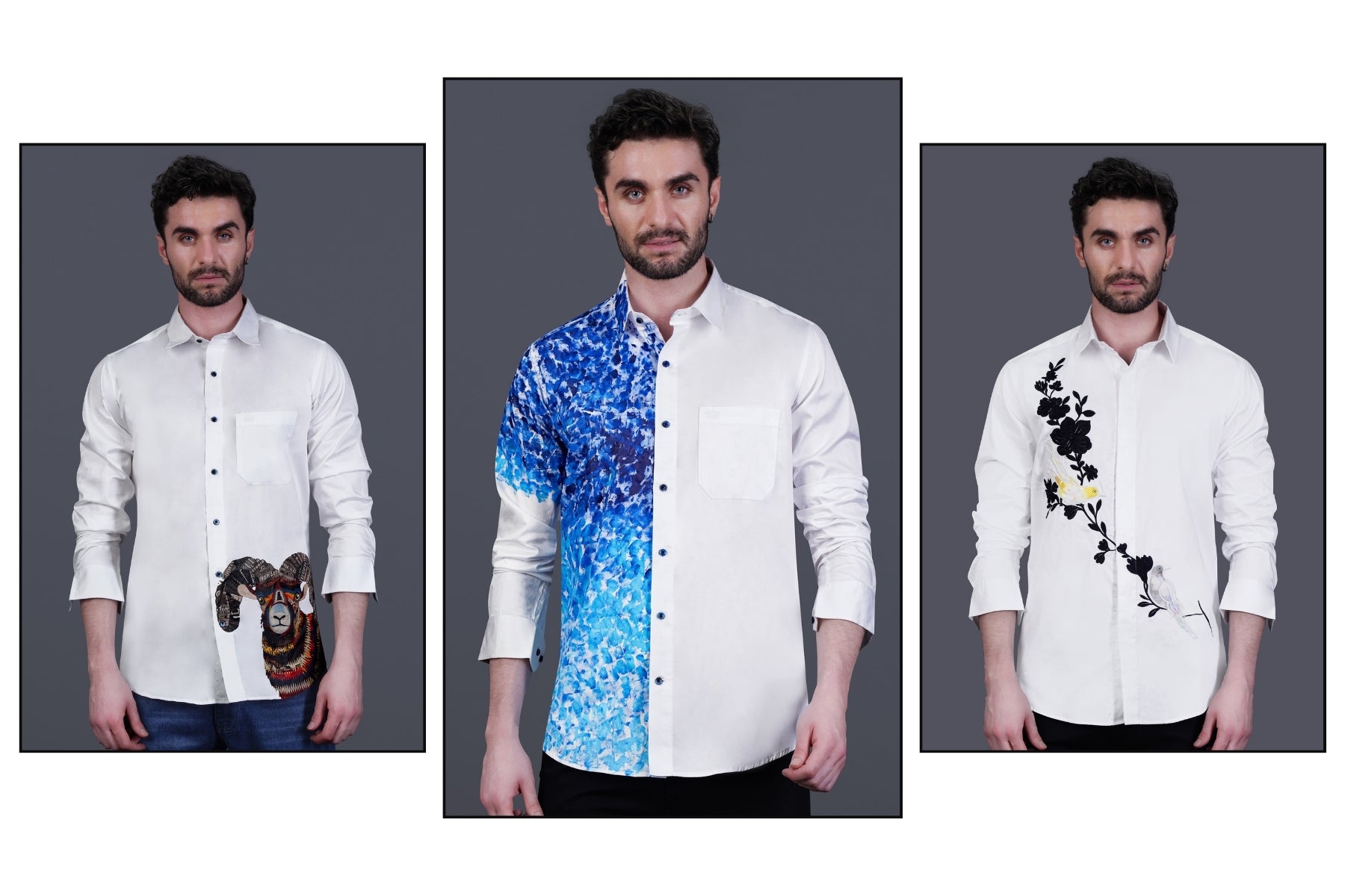Regular Shirts for Men - FRENCH CROWN INDIA