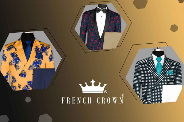Buy Online Designer Suits For Men in India - French Crown