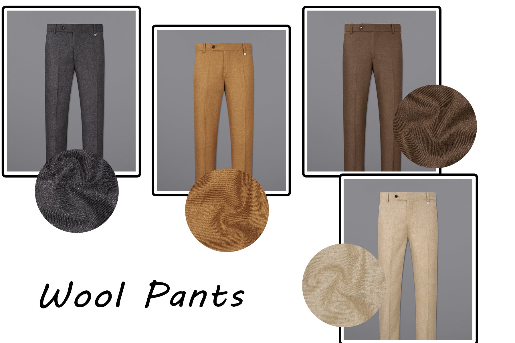 Buy Wool Pants For Men in India - Choose Suitable Sizes, Patterns and ...