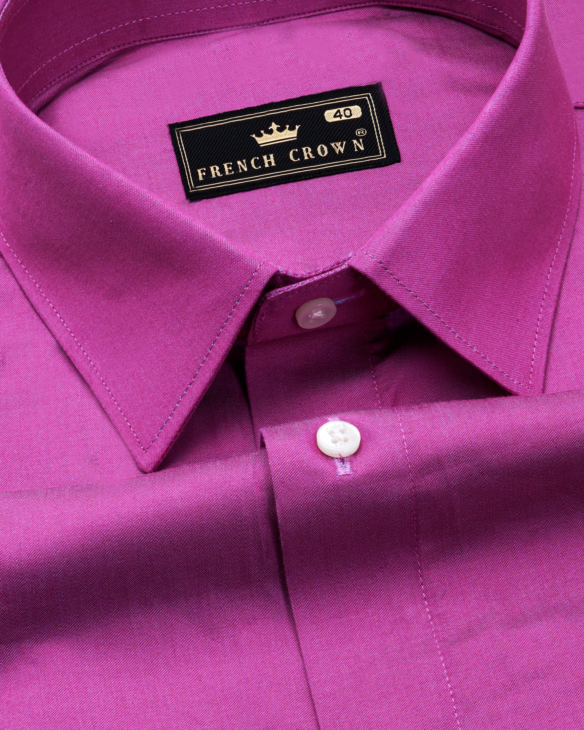 Violet Formal/Casual Textured Premium Cotton Shirt For Men - Rare ...