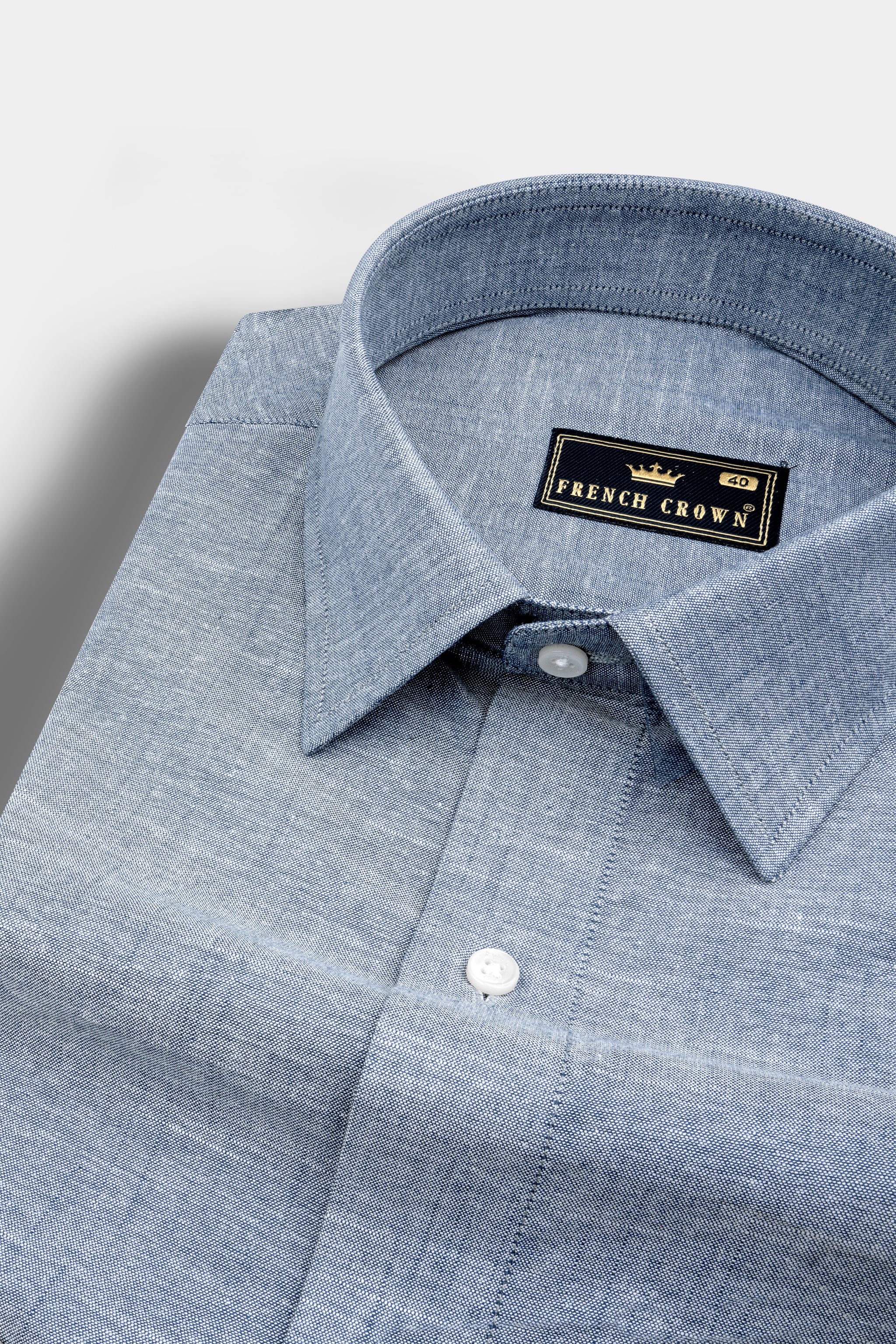 Gray Textured Formal/Casual Premium Cotton Shirt For Men - Snitch Shirts