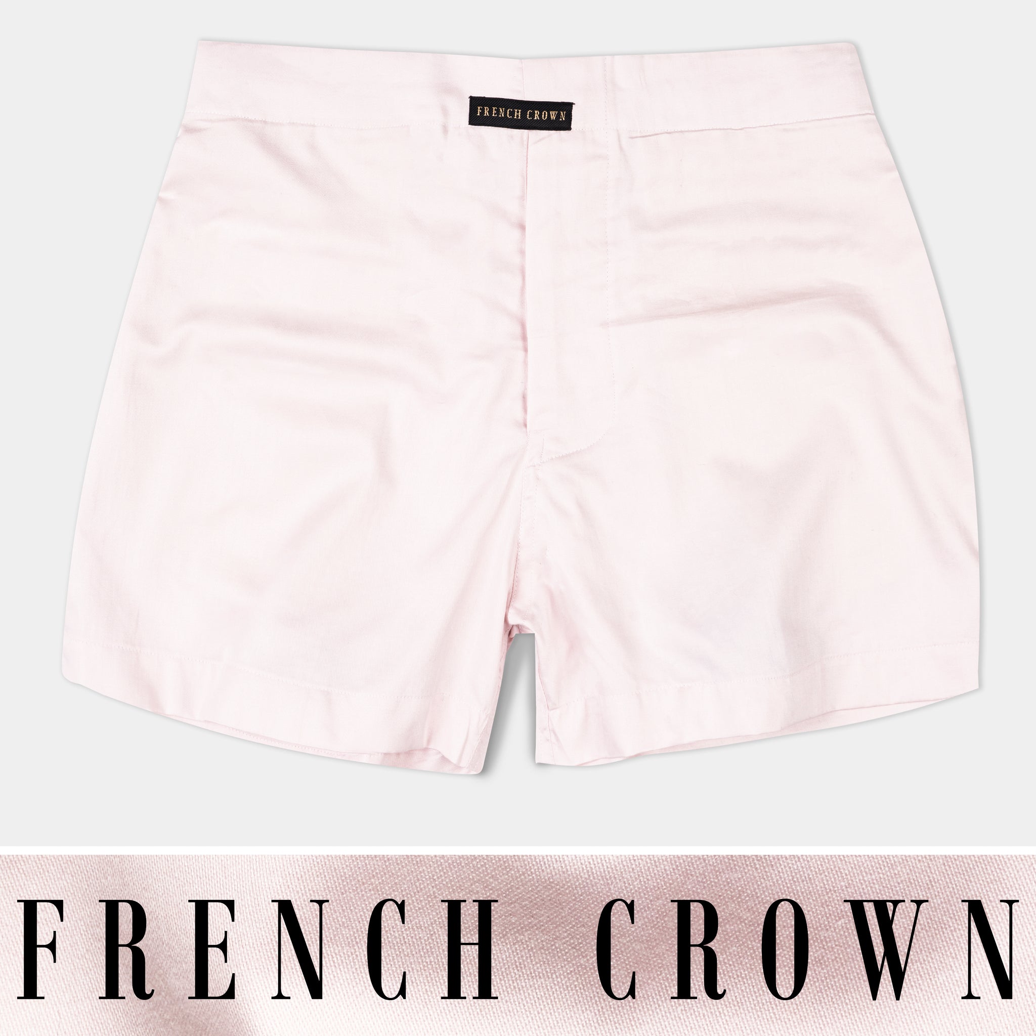 Bizarre Pink Plain-Solid Premium Cotton Boxers For Man