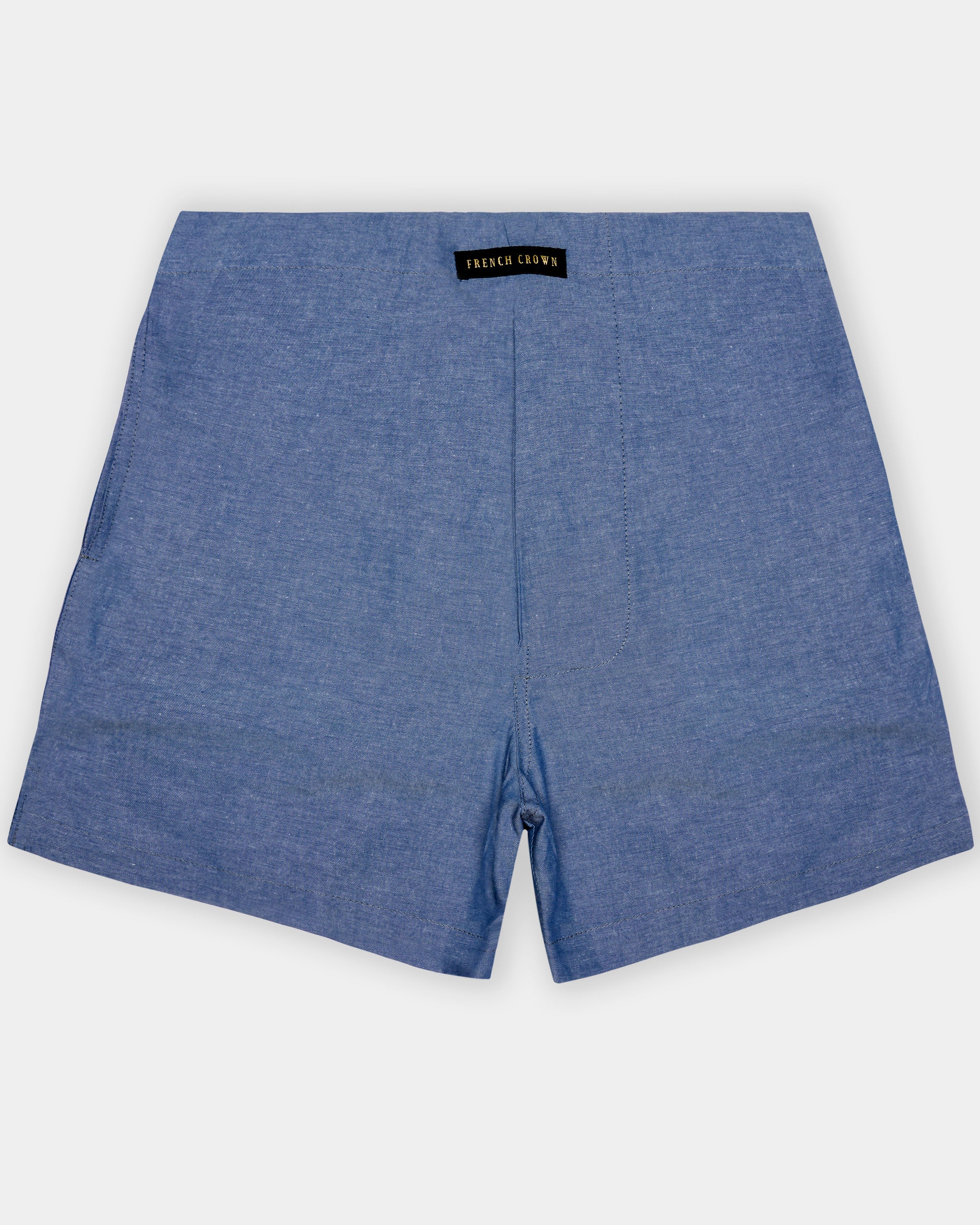Comet Gray Plain Solid Cotton Boxer For Man