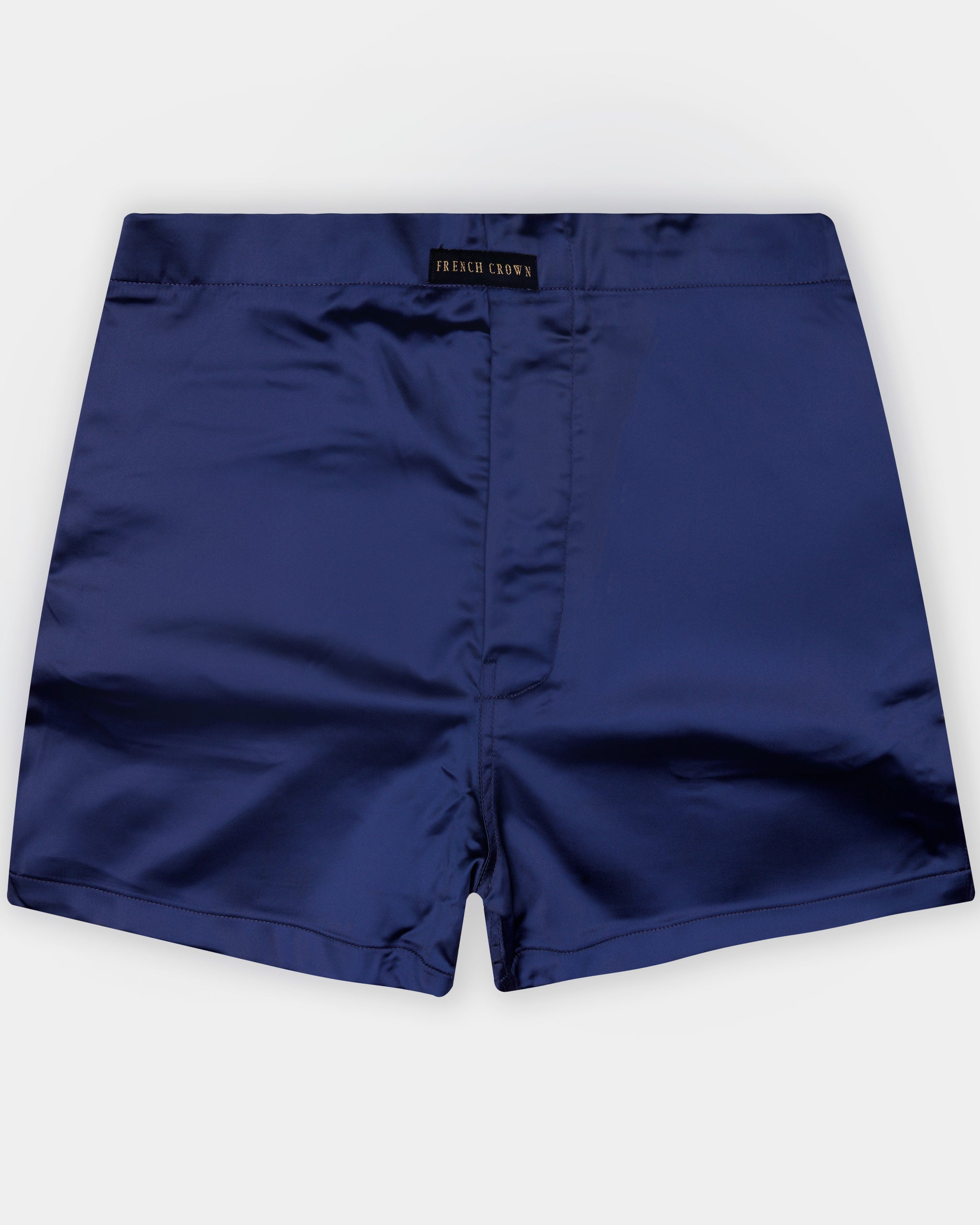Tranquil-Nile Blue Plain Solid Cotton Boxer For Man