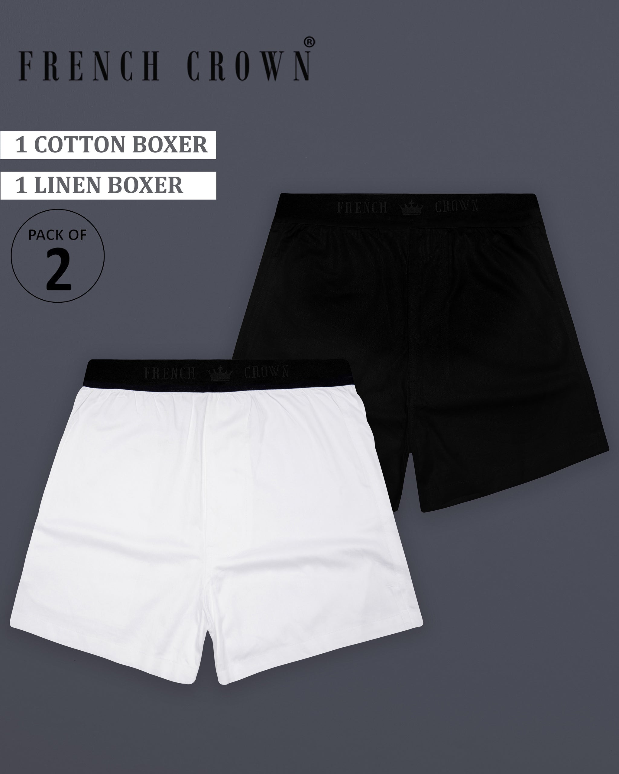 Alonix-Bright White Premium Cotton And Jade Black Elastane Stretch ...