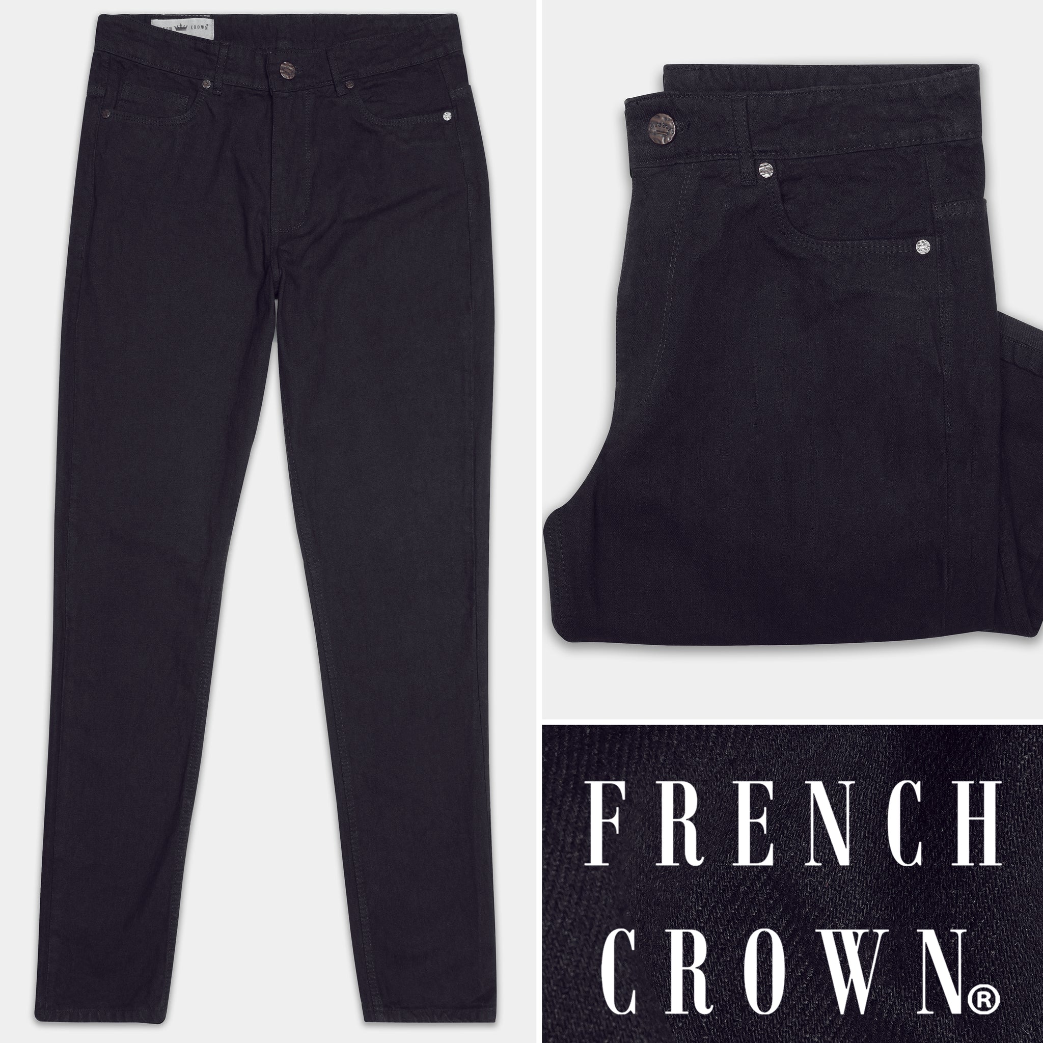 Mirage Blue Slim Fit Mid-Rise Clean Look Denim Jeans