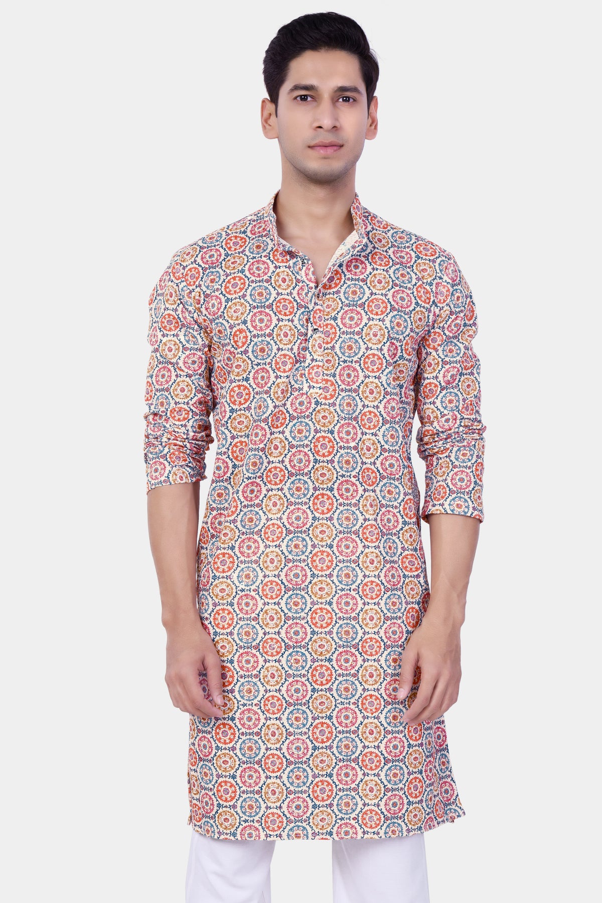 Shop Premium Traditional Long Kurtas For Men From French Crown India
