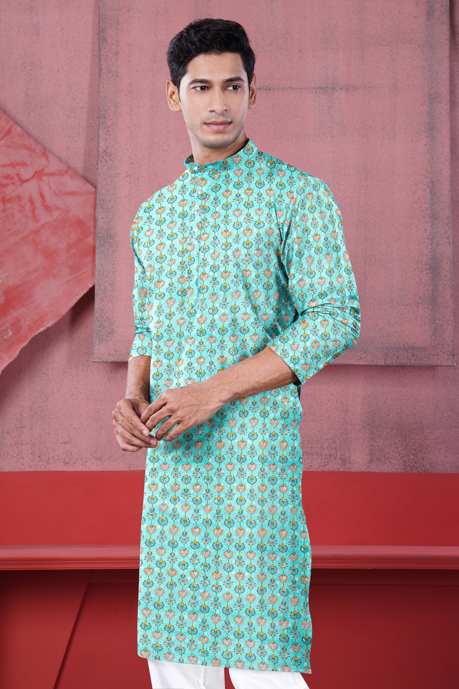Shop Premium Traditional Long Kurtas For Men From French Crown India