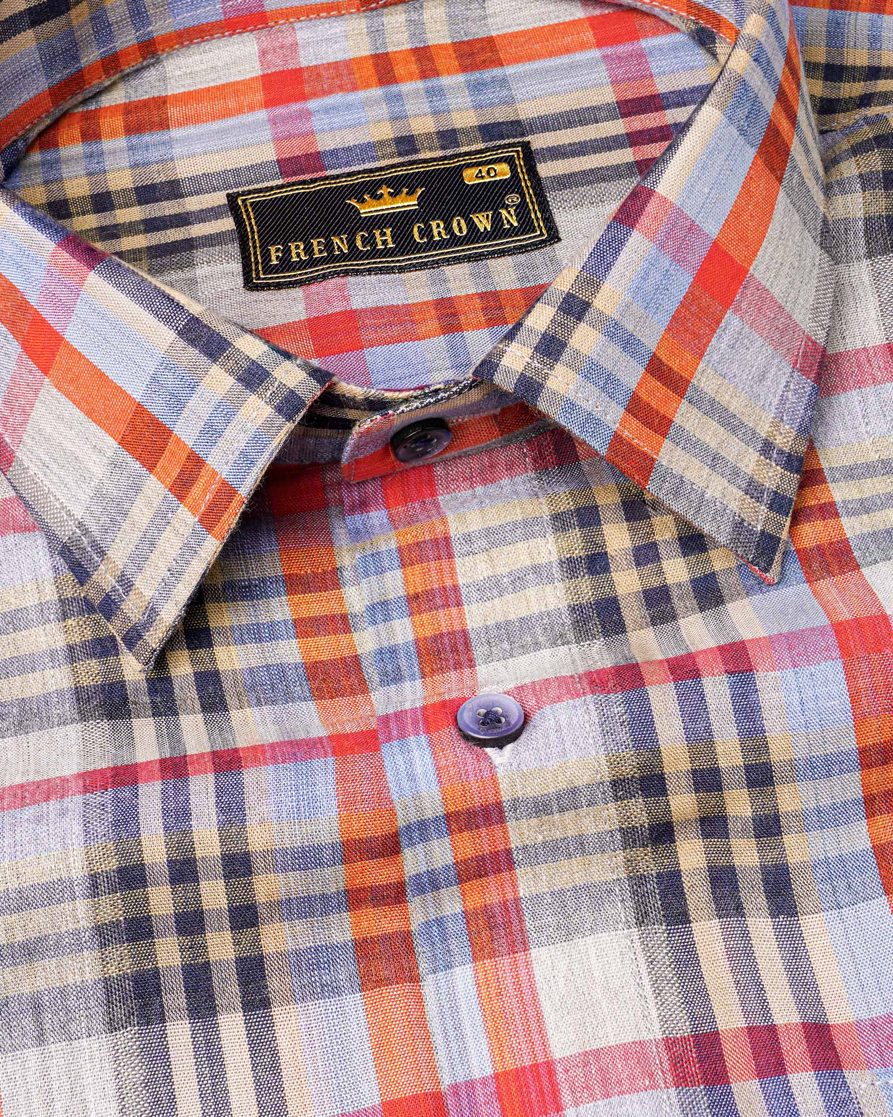 Almond Brown Casual Checks-Plaid Premium Cotton Shirt For Men - Snitch ...