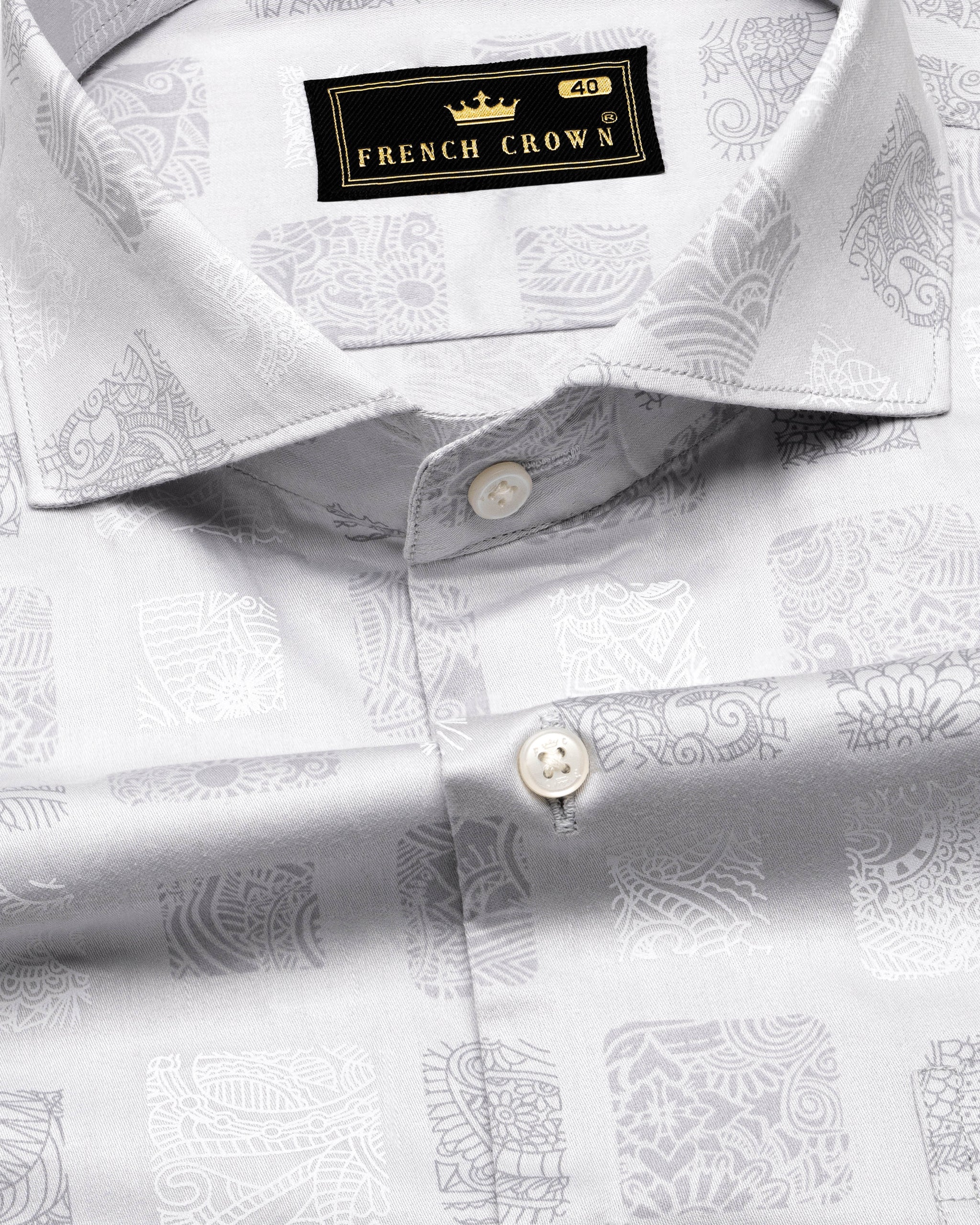 Mercury with Quartz Gray Casual/Formal Checks-Plaid Premium Cotton ...