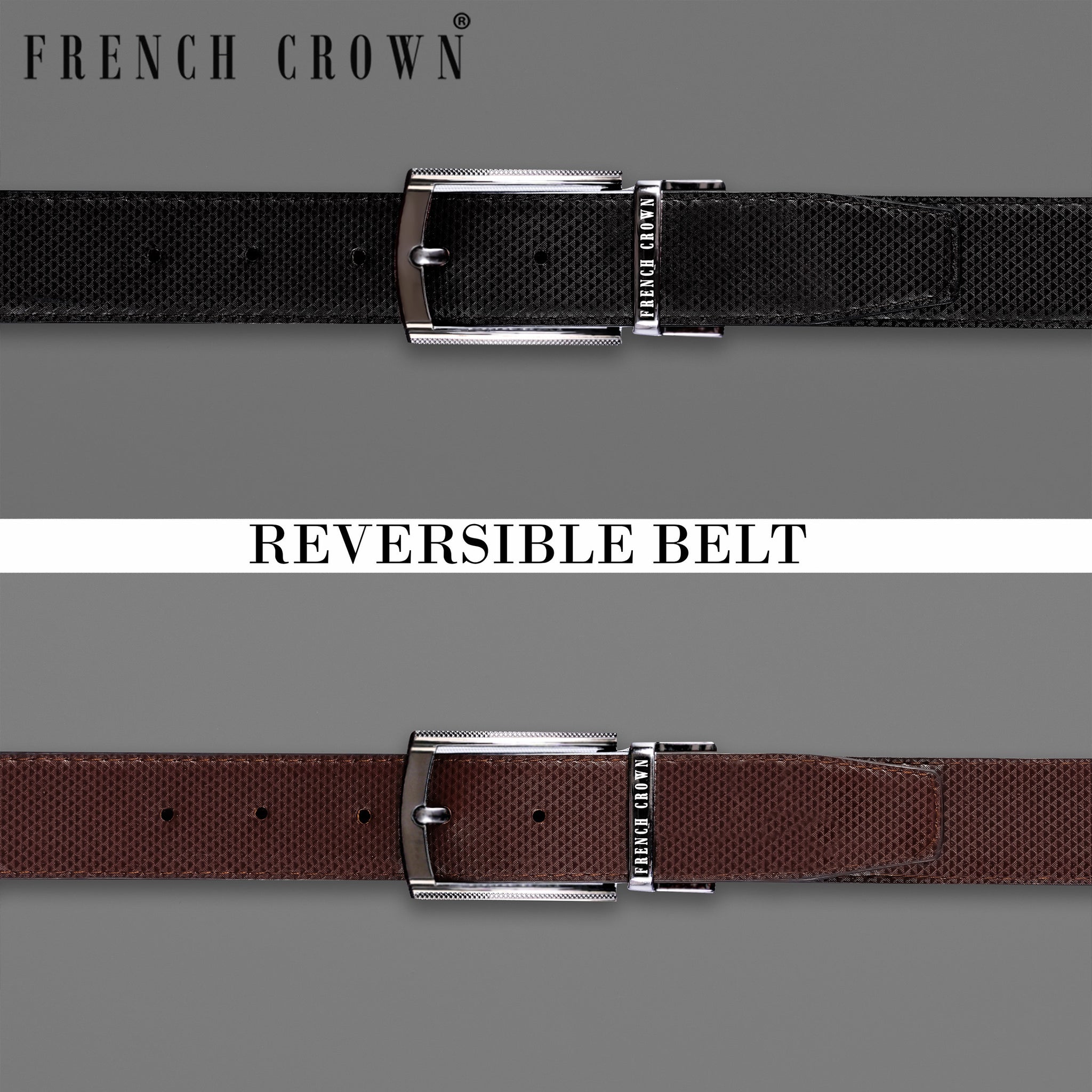 Glossy Grey with Golden Double Handmade Stitched Clean Strap Vegan ...