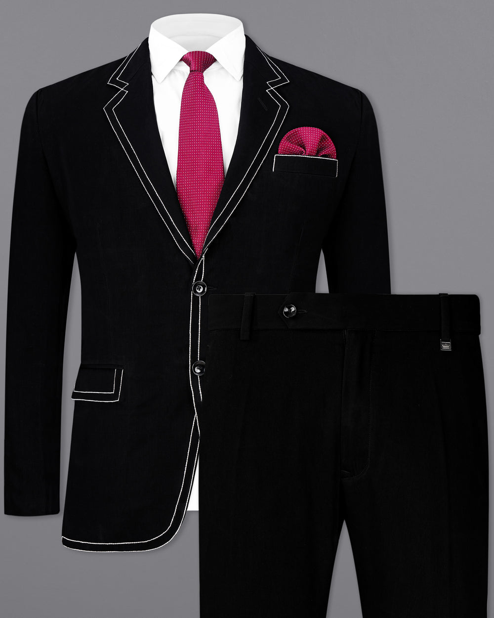 Buy Stylish Black Suits For Men at Best Price - French Crown