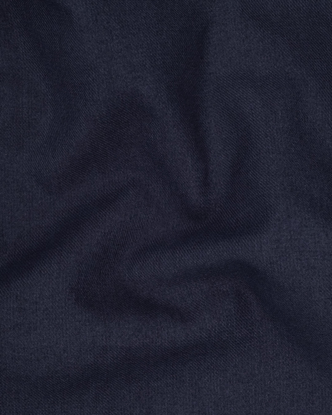 Baltic Navy Blue Plain-Solid Premium Wool-Blend Double-Breasted-Blazers ...