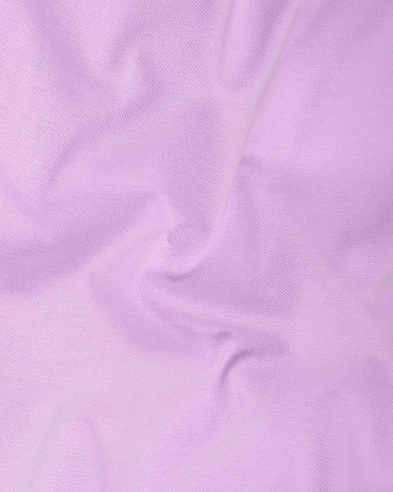 Plum Pink Full Sleeves Super Soft Premium Cotton Polo T-Shirt For Men.