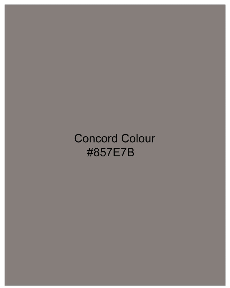 Concord Gray Checks-Plaid Premium Terry-Rayon Wedding Waistcoats For Men.